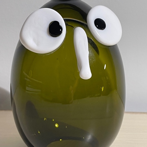 unbranded | Art | Unique Heavy Green Art Glass Paperweight With Silly ...